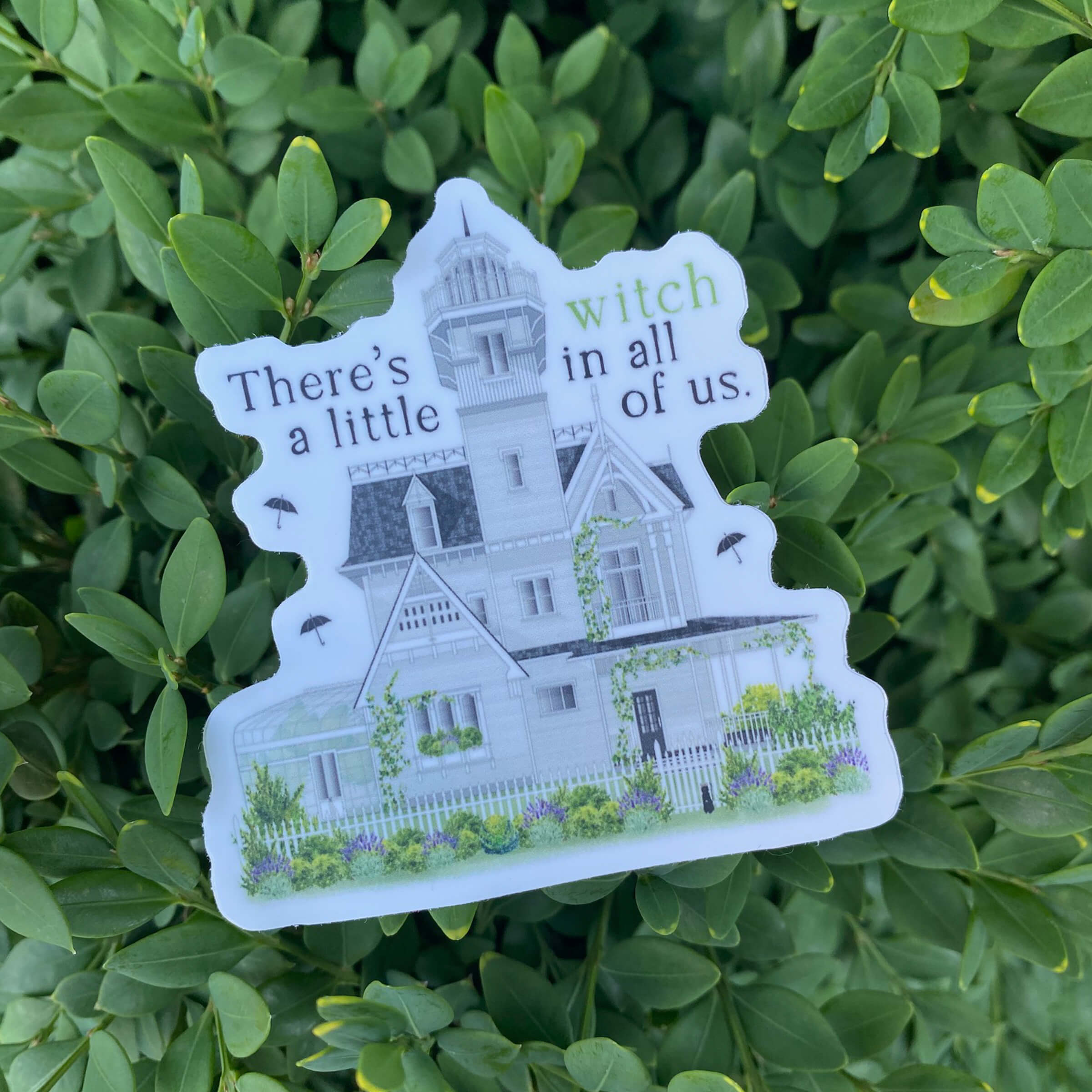 A Little Witch Sticker – Fox Burrow Designs