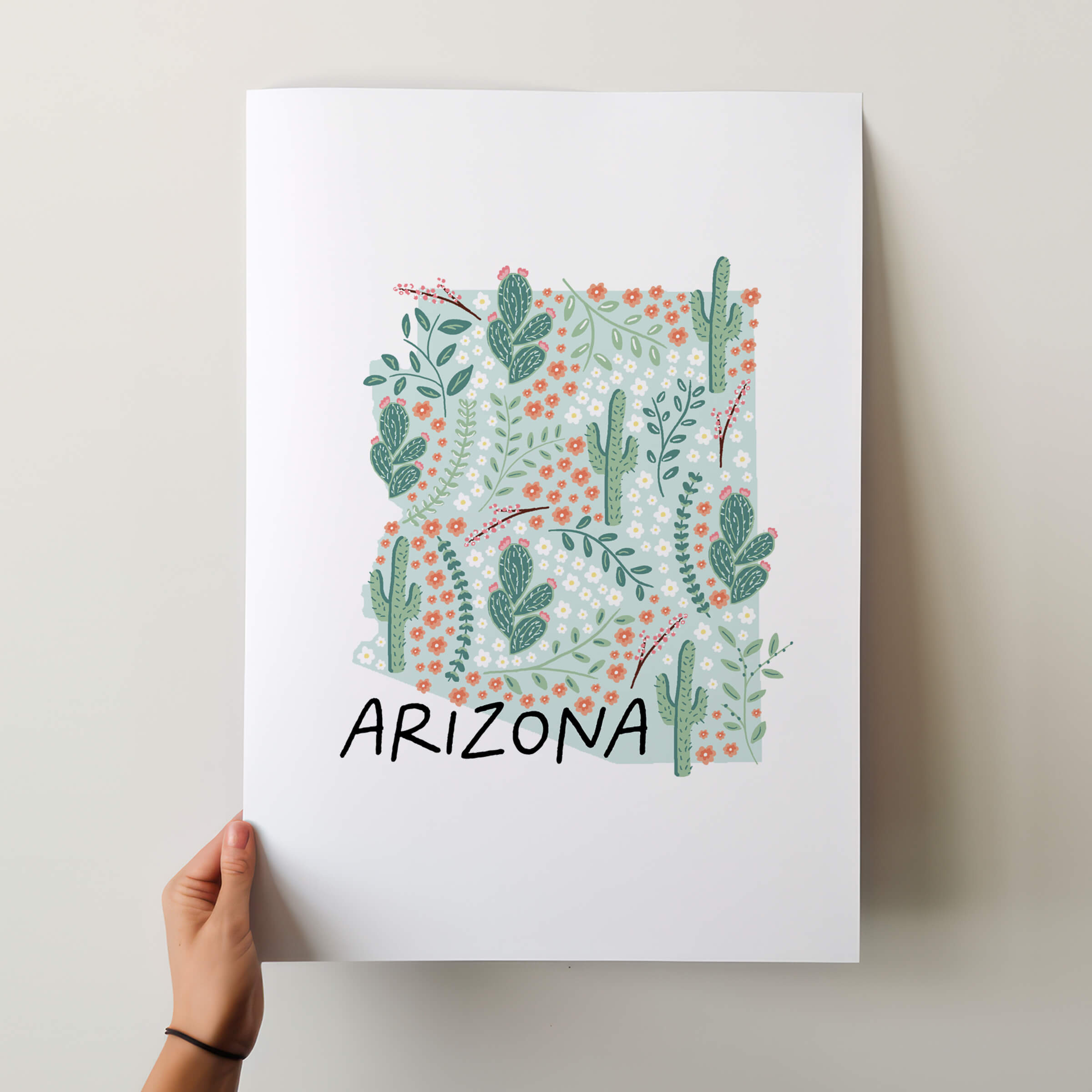 Arizona Art Print – Fox Burrow Designs