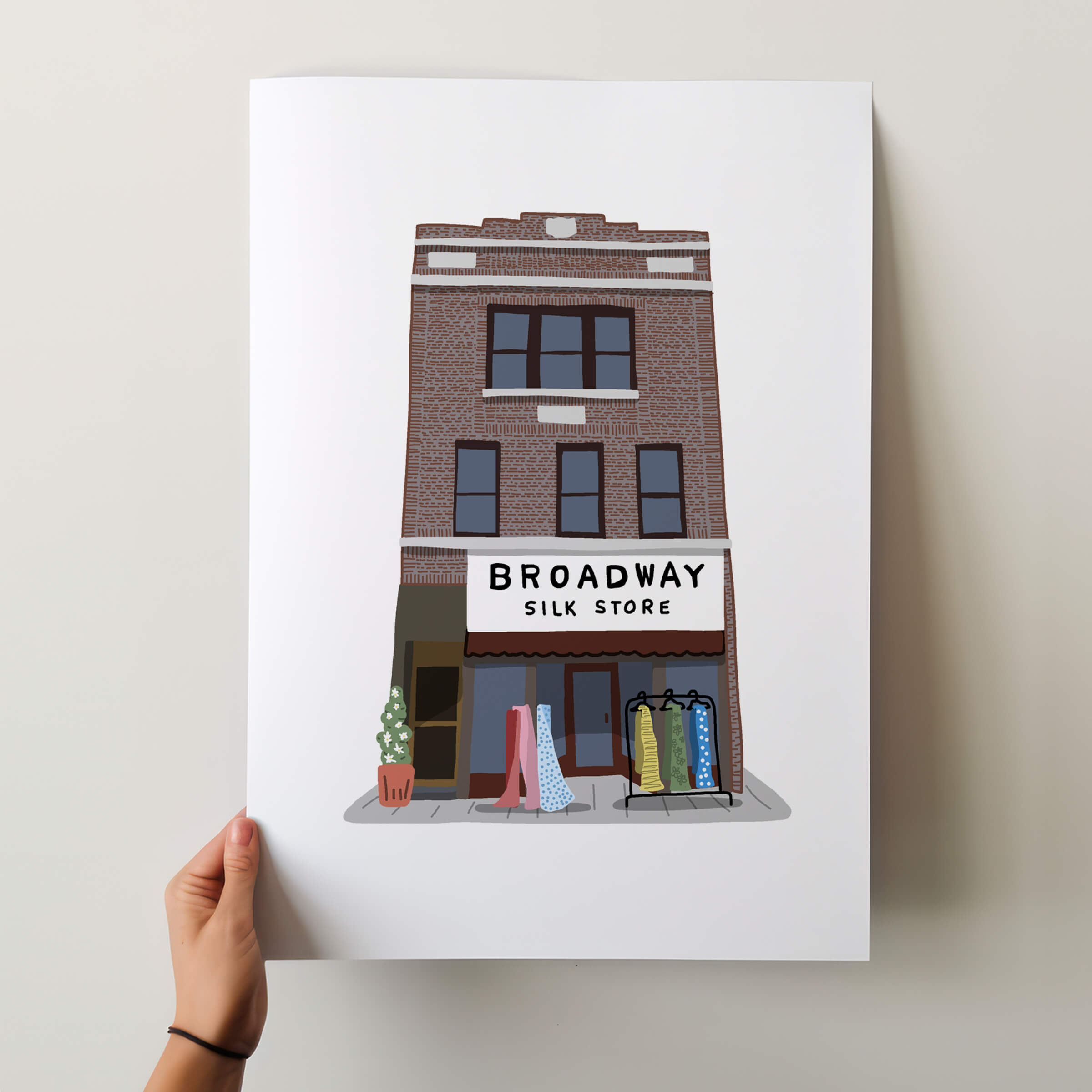 Astoria Art Print - Broadway Silk – Fox Burrow Designs