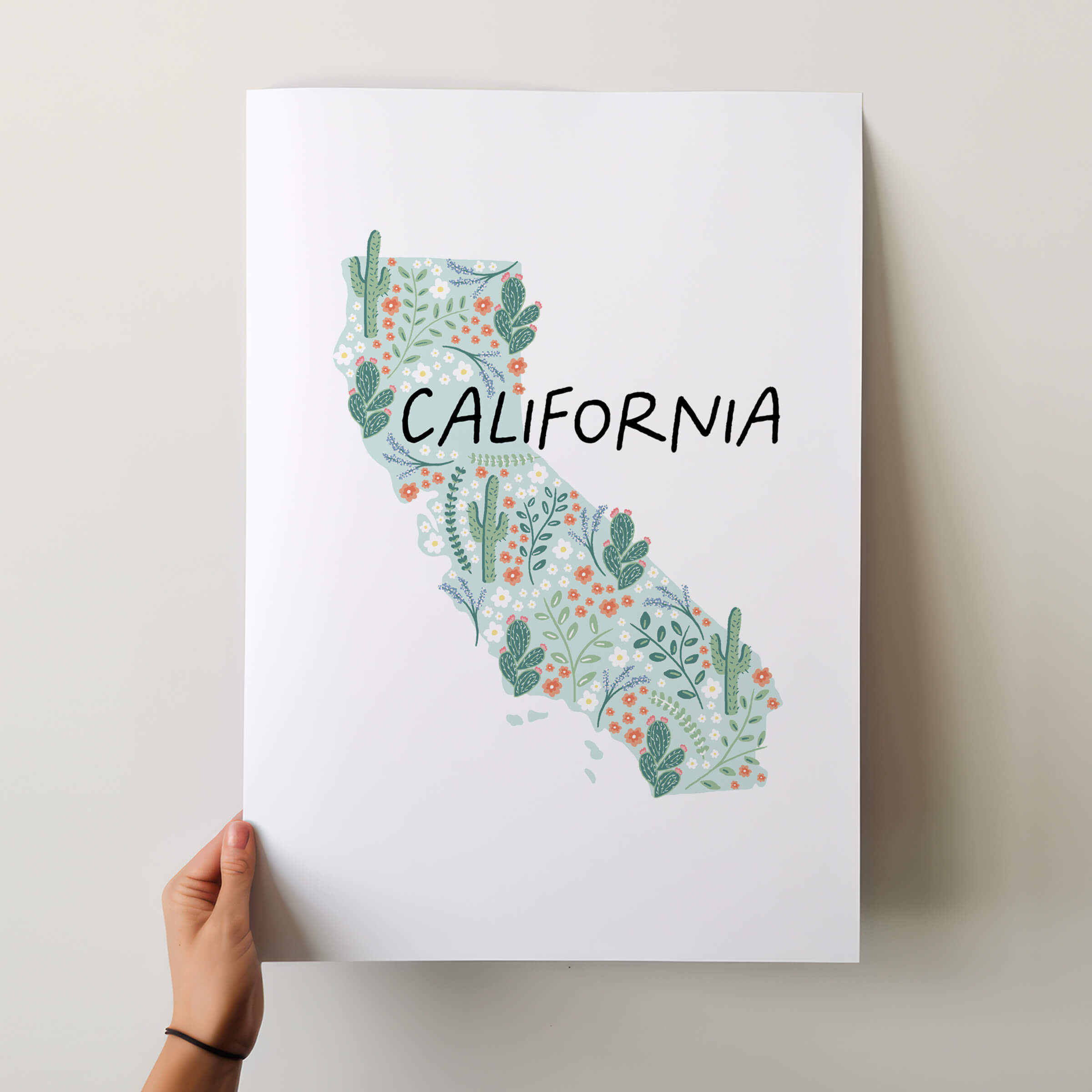 California Art Print – Fox Burrow Designs