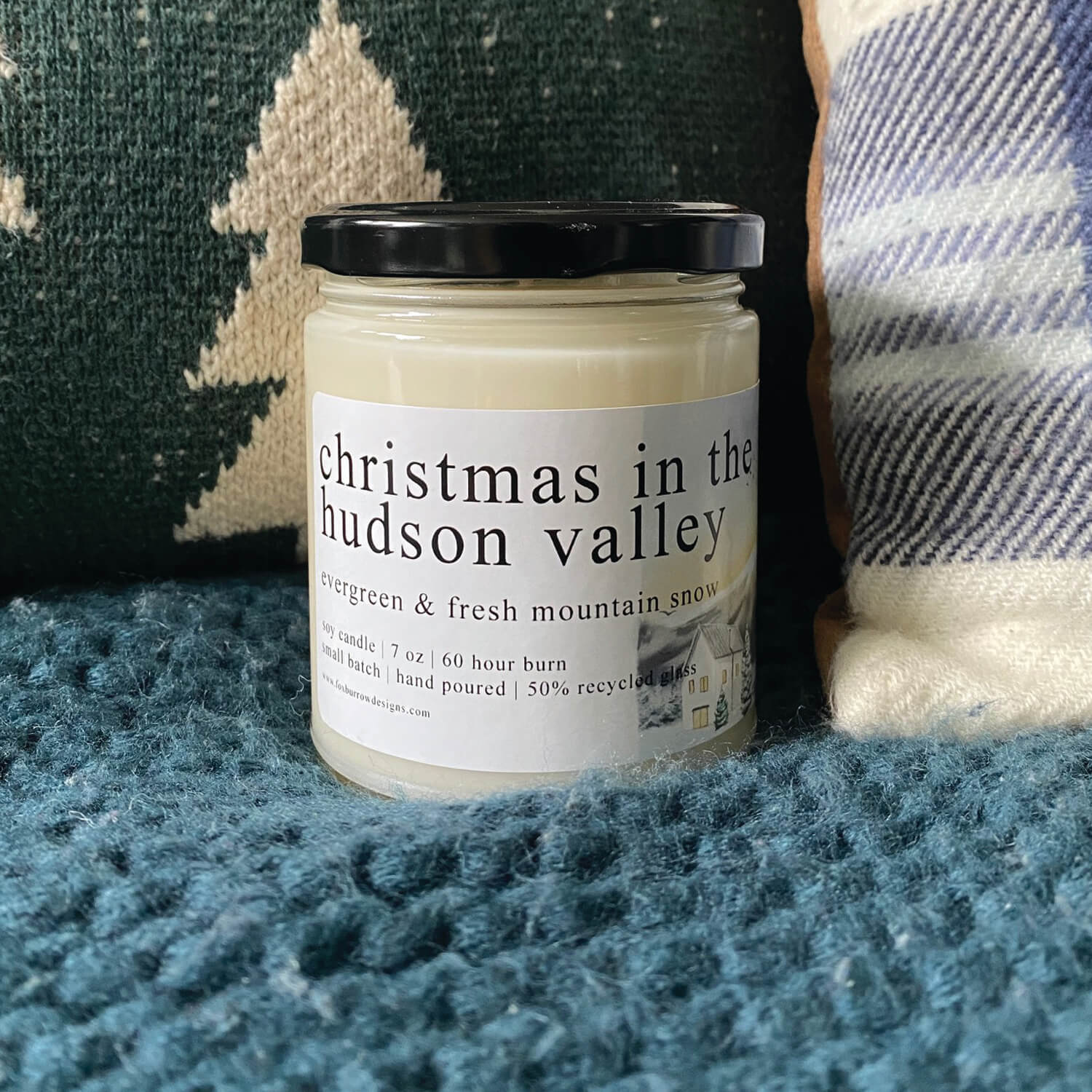 Christmas in Hudson Valley Candle – Fox Burrow Designs