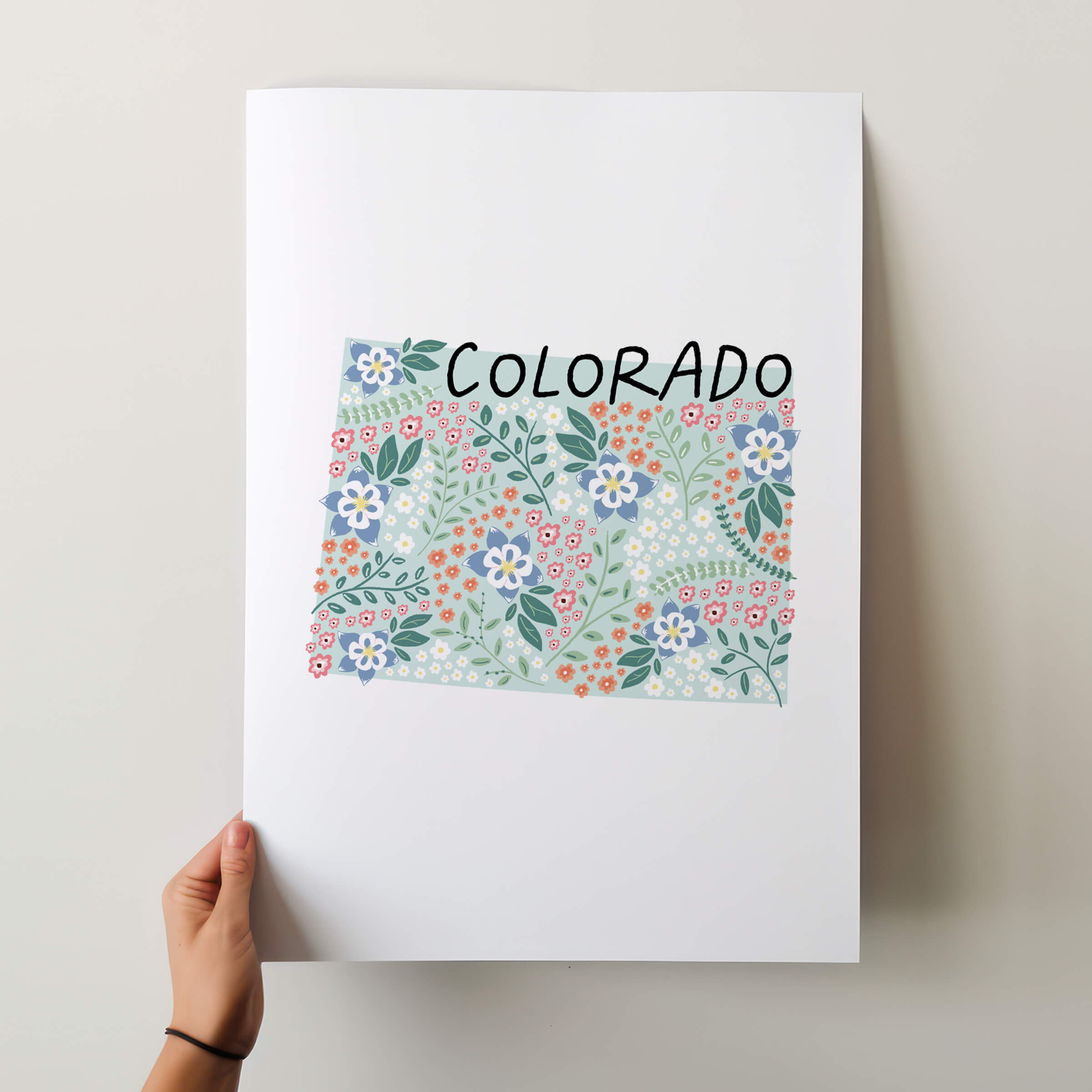 Colorado Art Print – Fox Burrow Designs