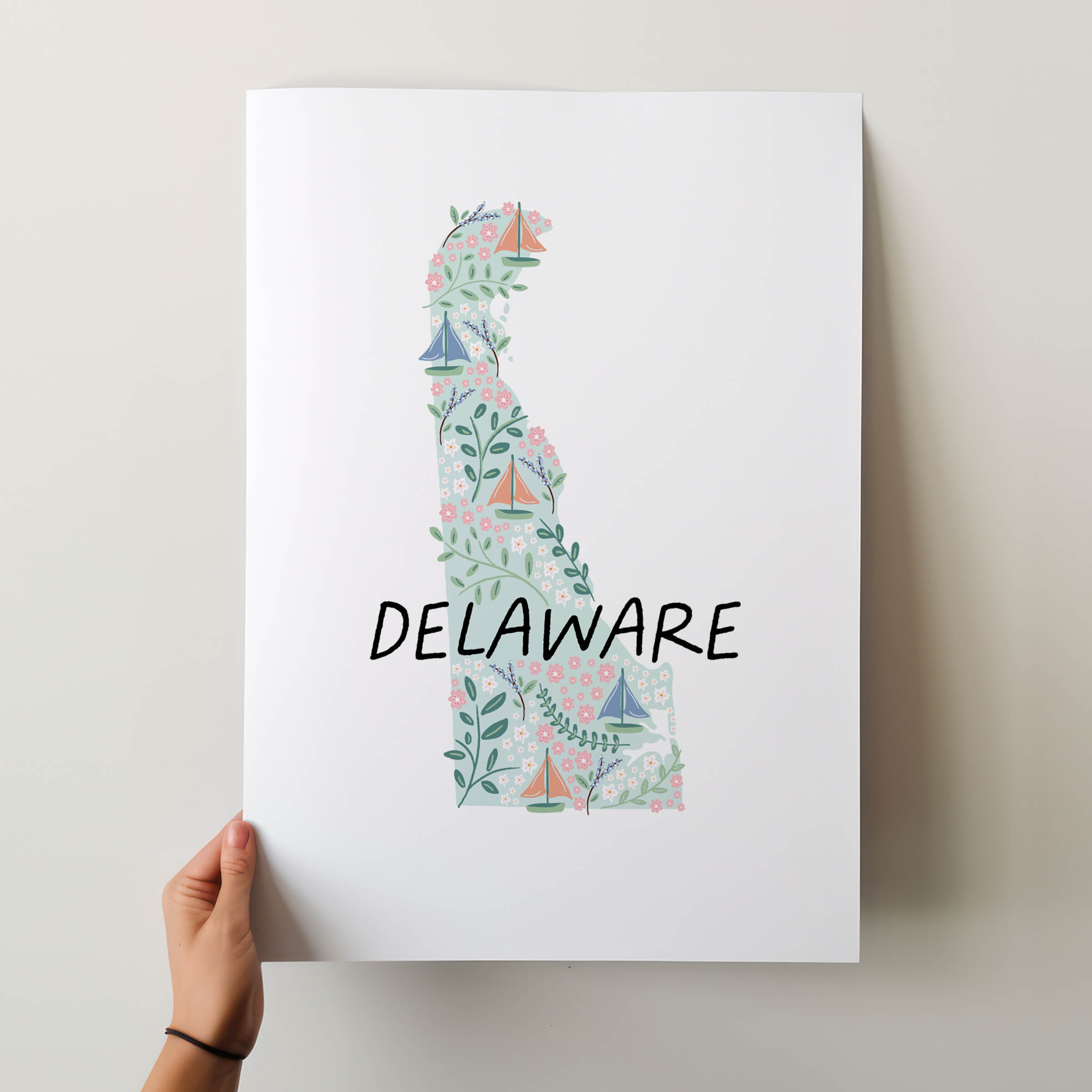 Delaware Art Print – Fox Burrow Designs
