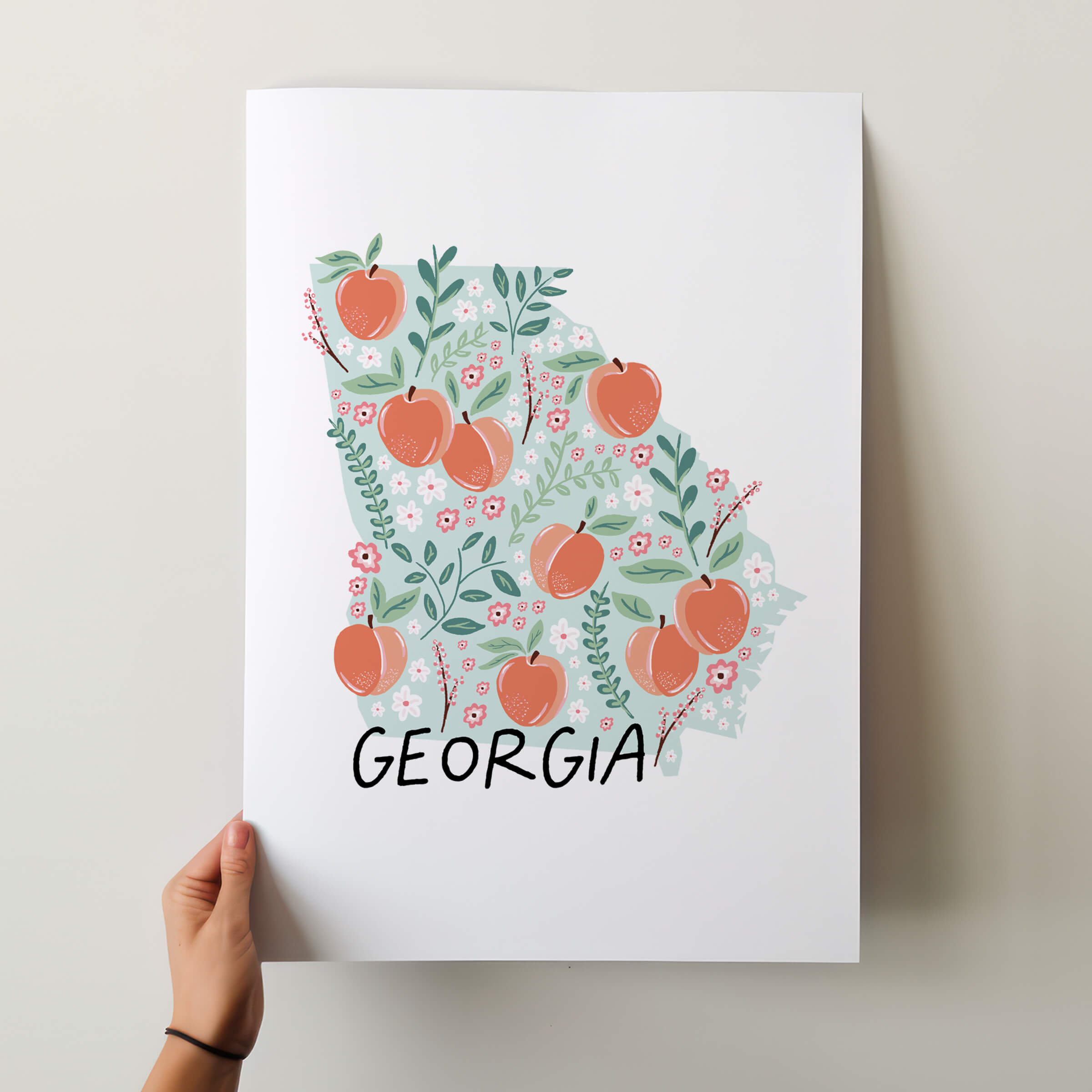 Georgia Art Print – Fox Burrow Designs
