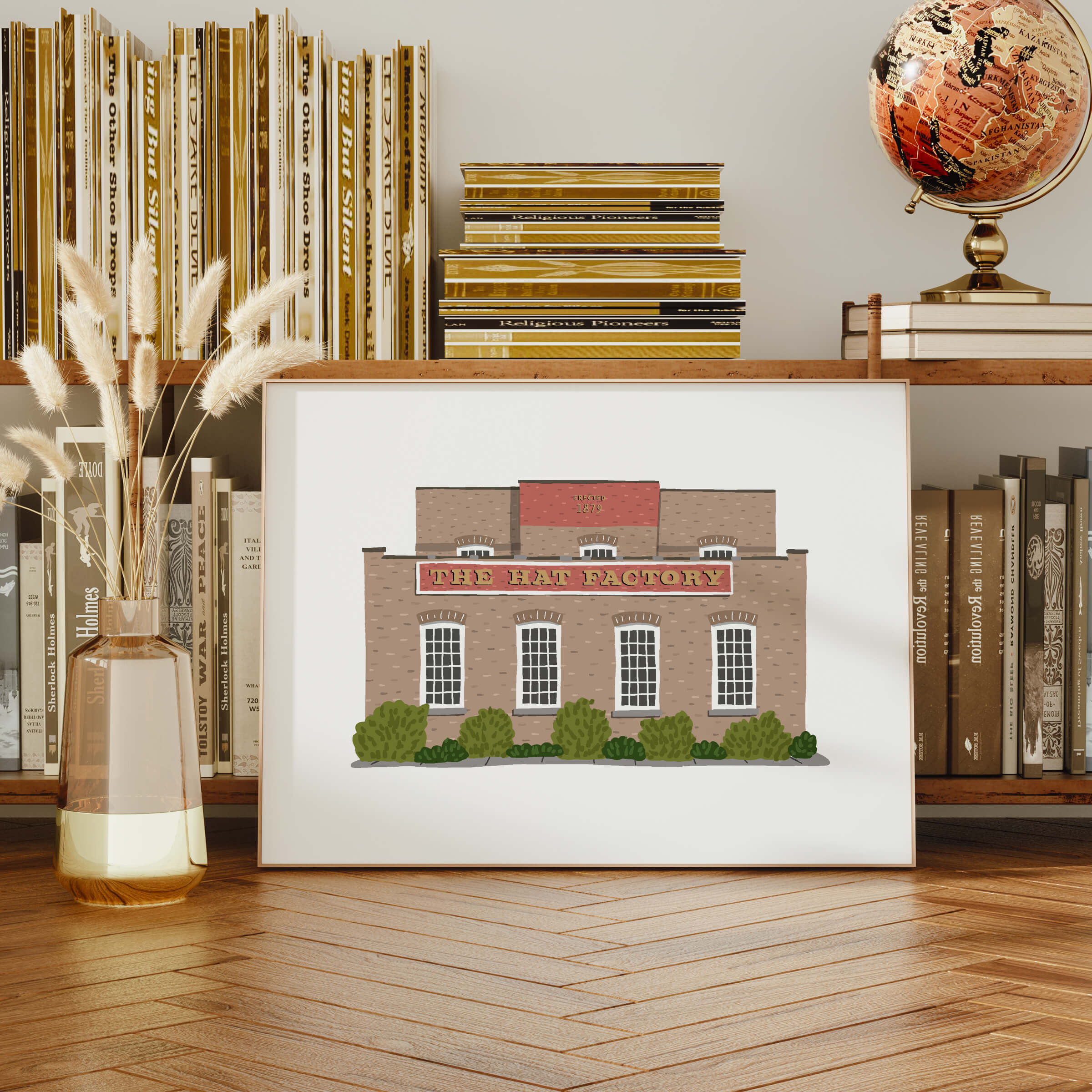 Peekskill Art Print - The Hat Factory – Fox Burrow Designs