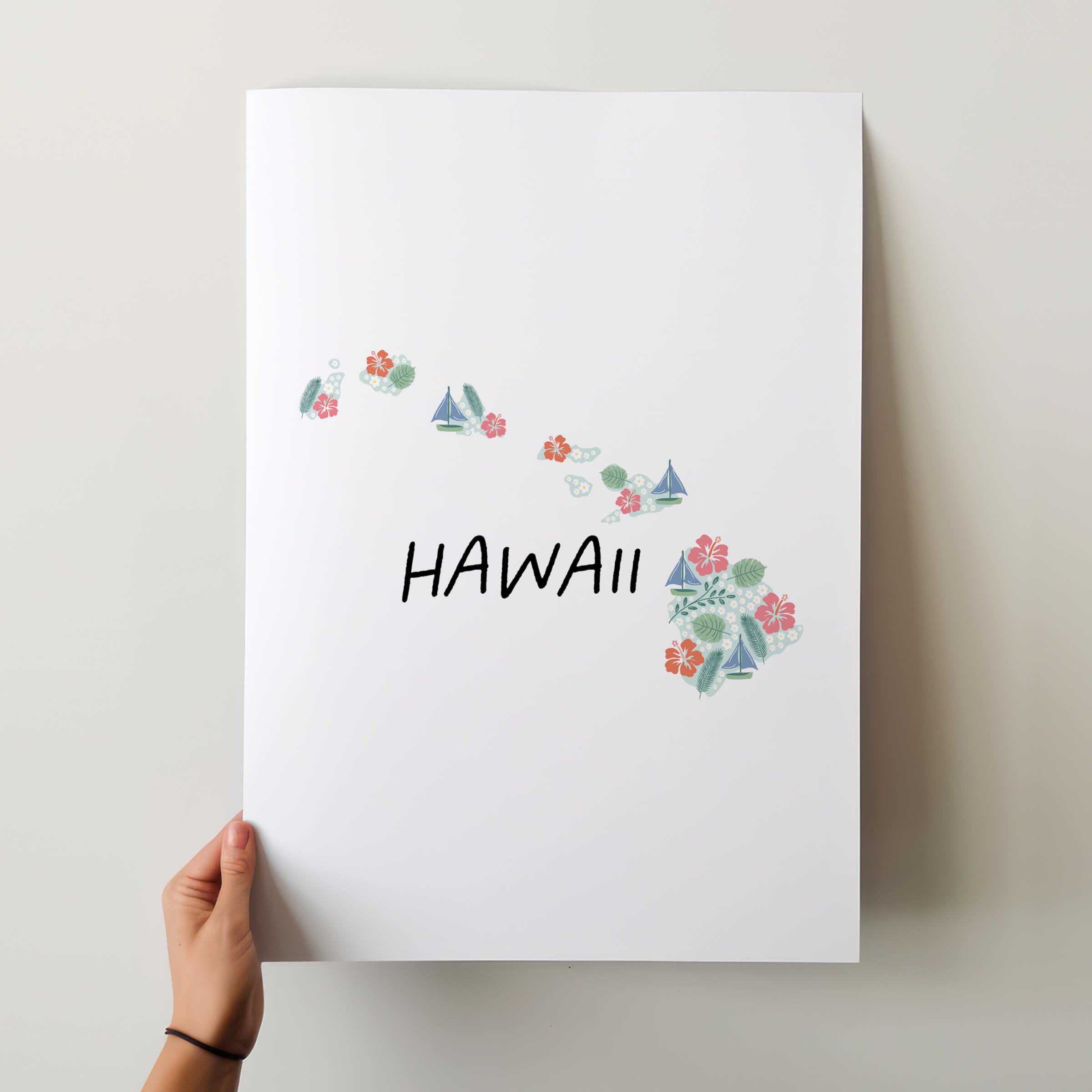 Hawaii Art Print – Fox Burrow Designs