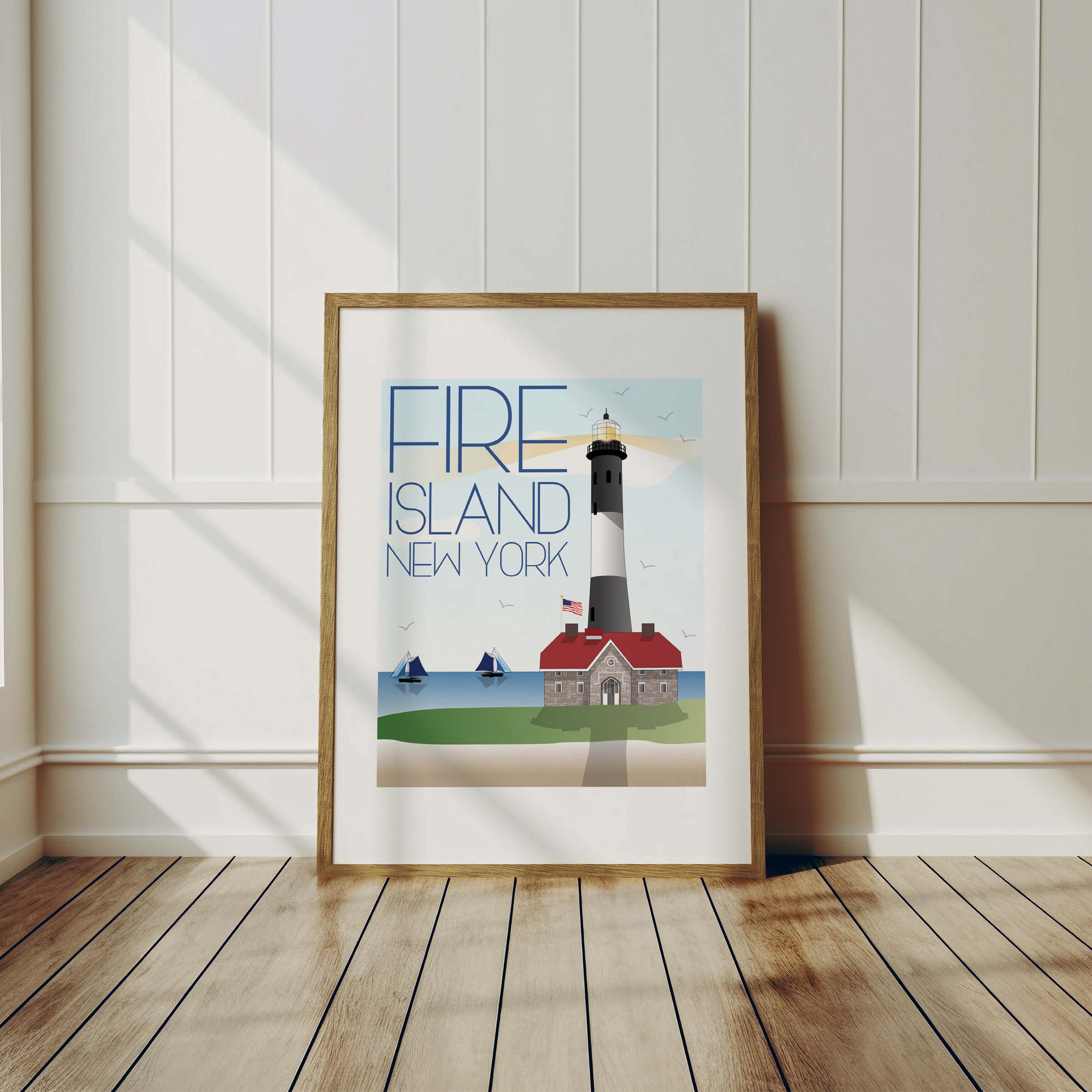 Fire Island Art Print – Fox Burrow Designs