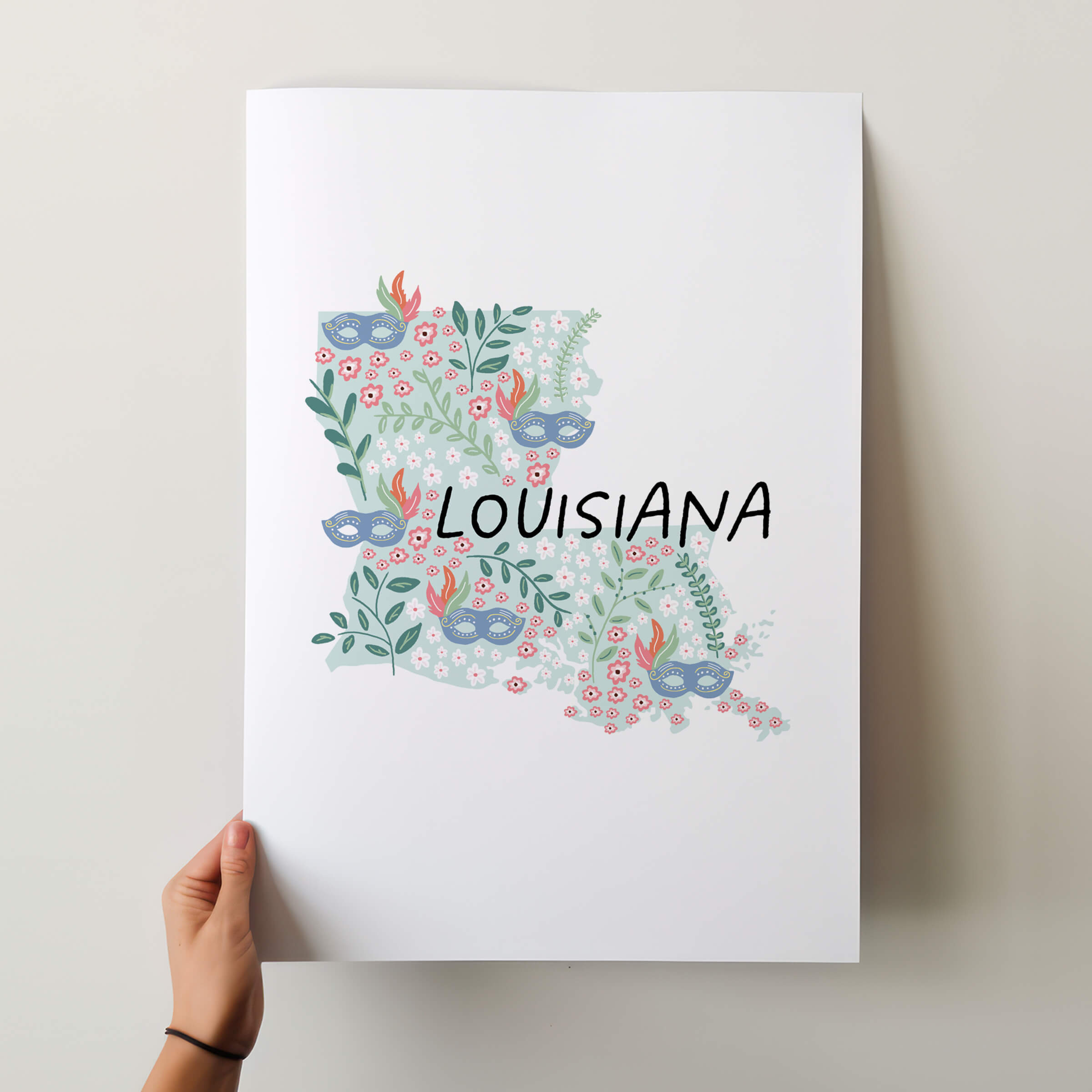 Louisiana Art Print – Fox Burrow Designs