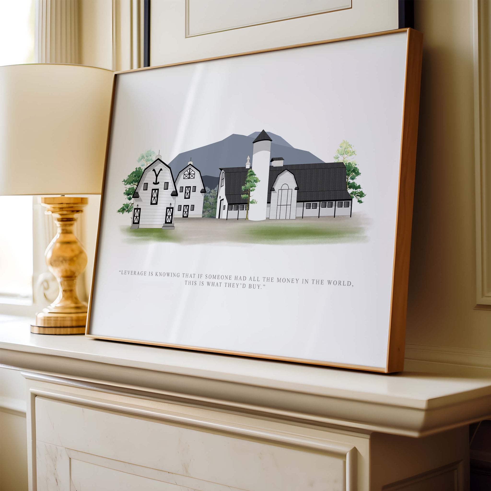 Custom Fiction Inspired Print – Fox Burrow Designs