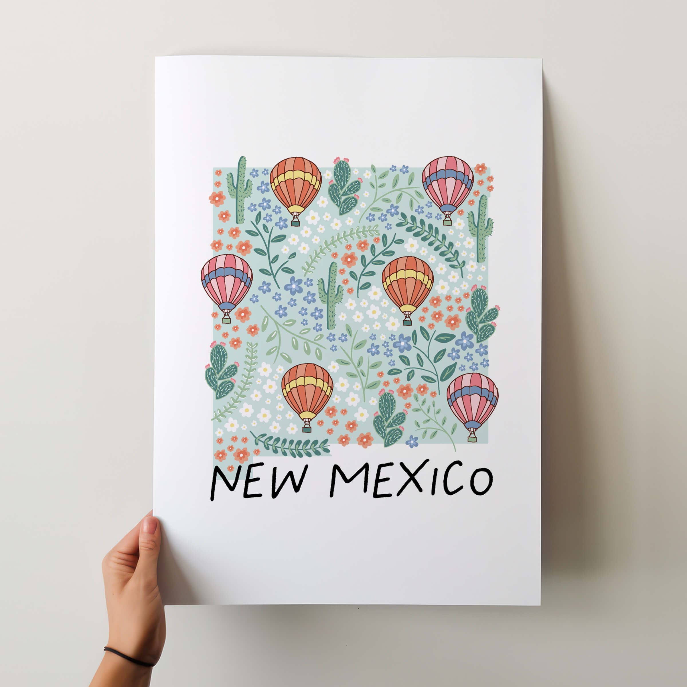 New Mexico Art Print – Fox Burrow Designs