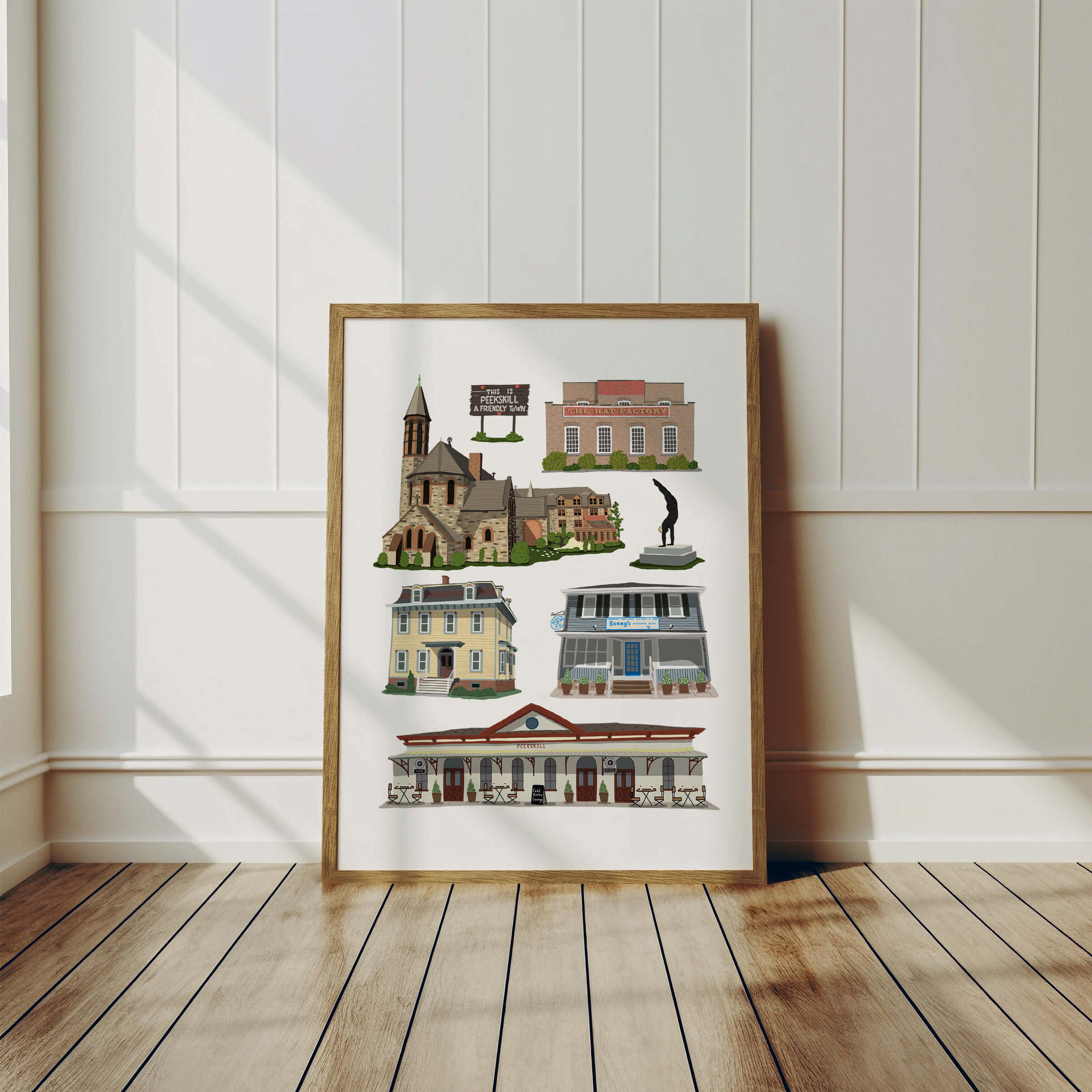 Peekskill Art Print - The Peekskill Poster 2.0 – Fox Burrow Designs