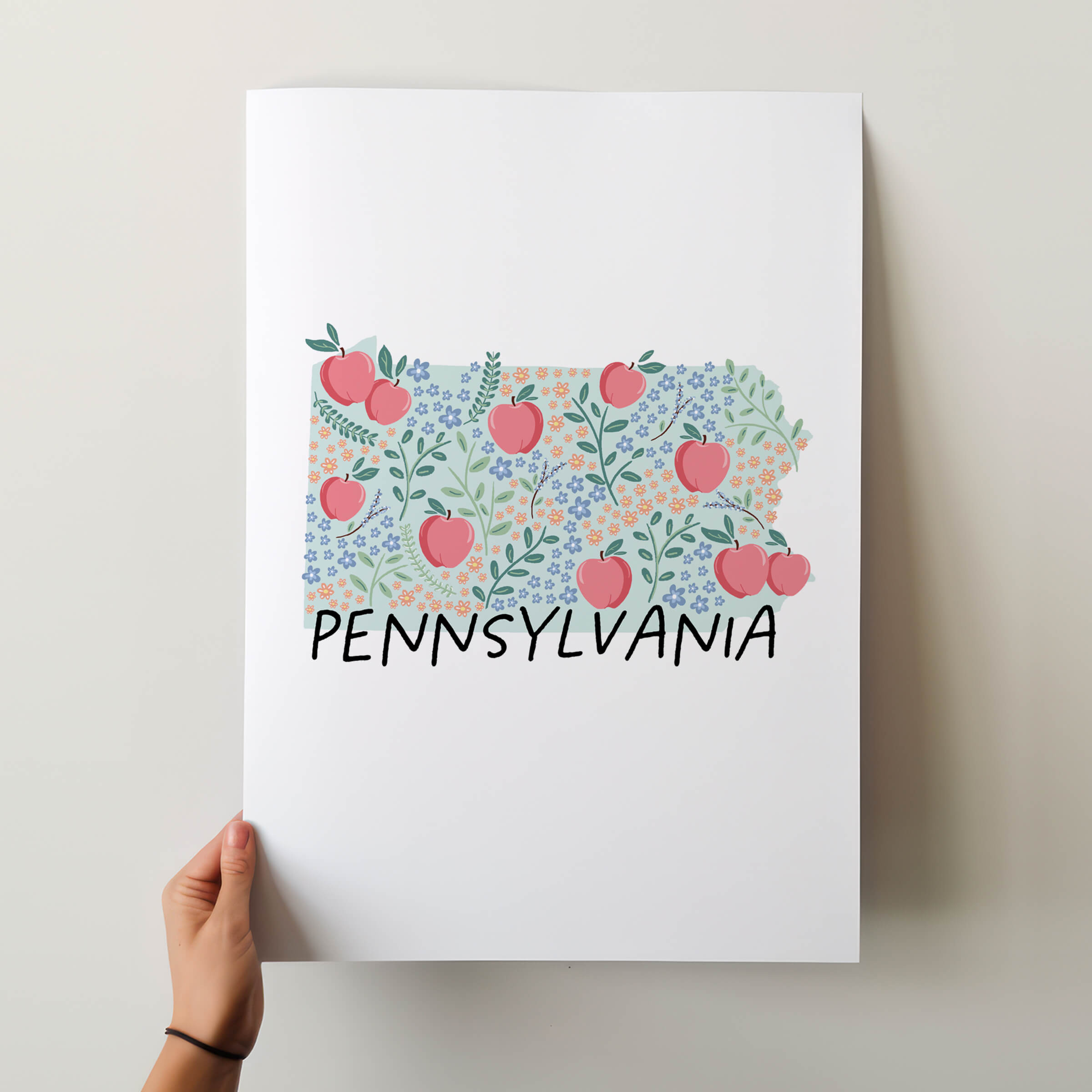 Pennsylvania Art Print – Fox Burrow Designs