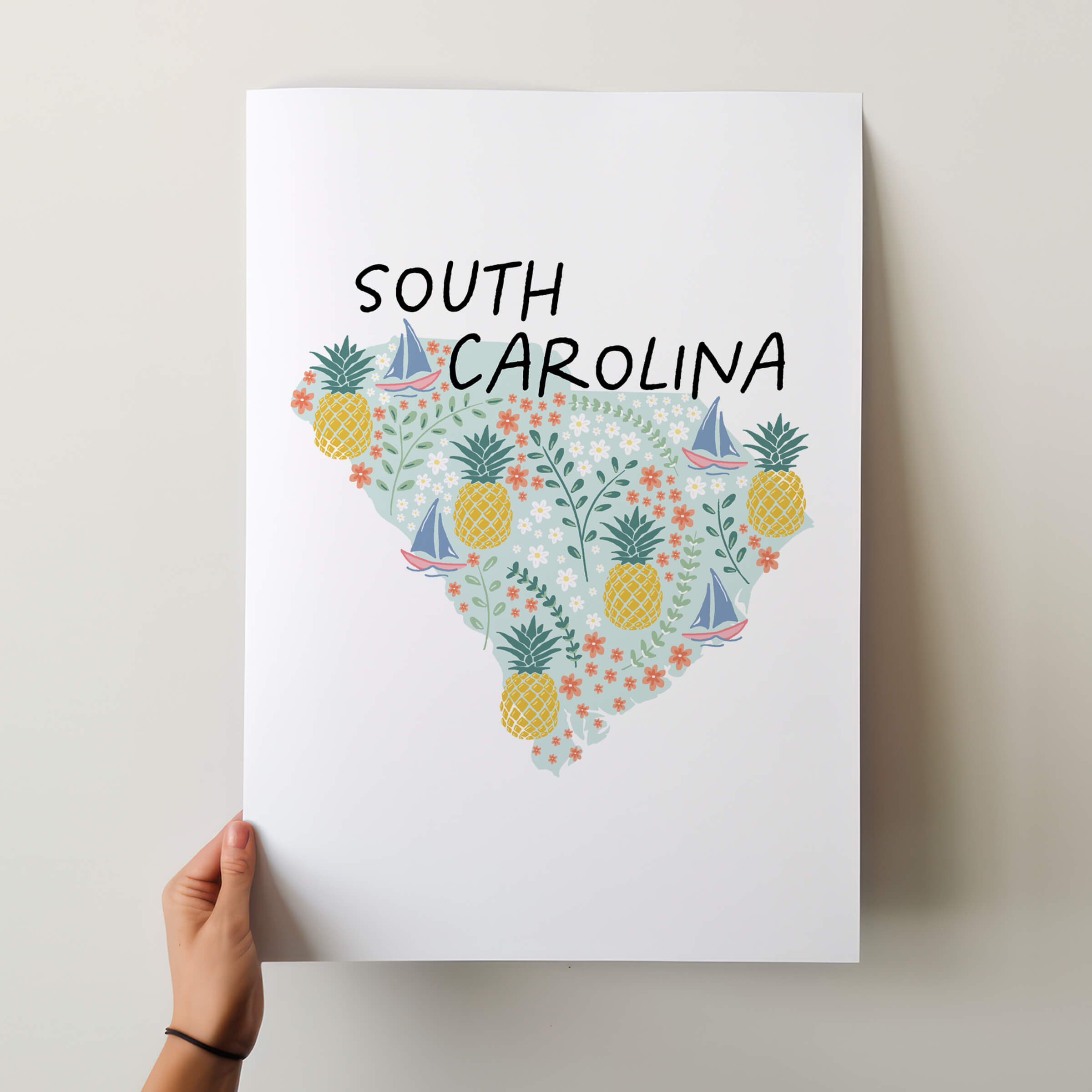 South Carolina Art Print – Fox Burrow Designs