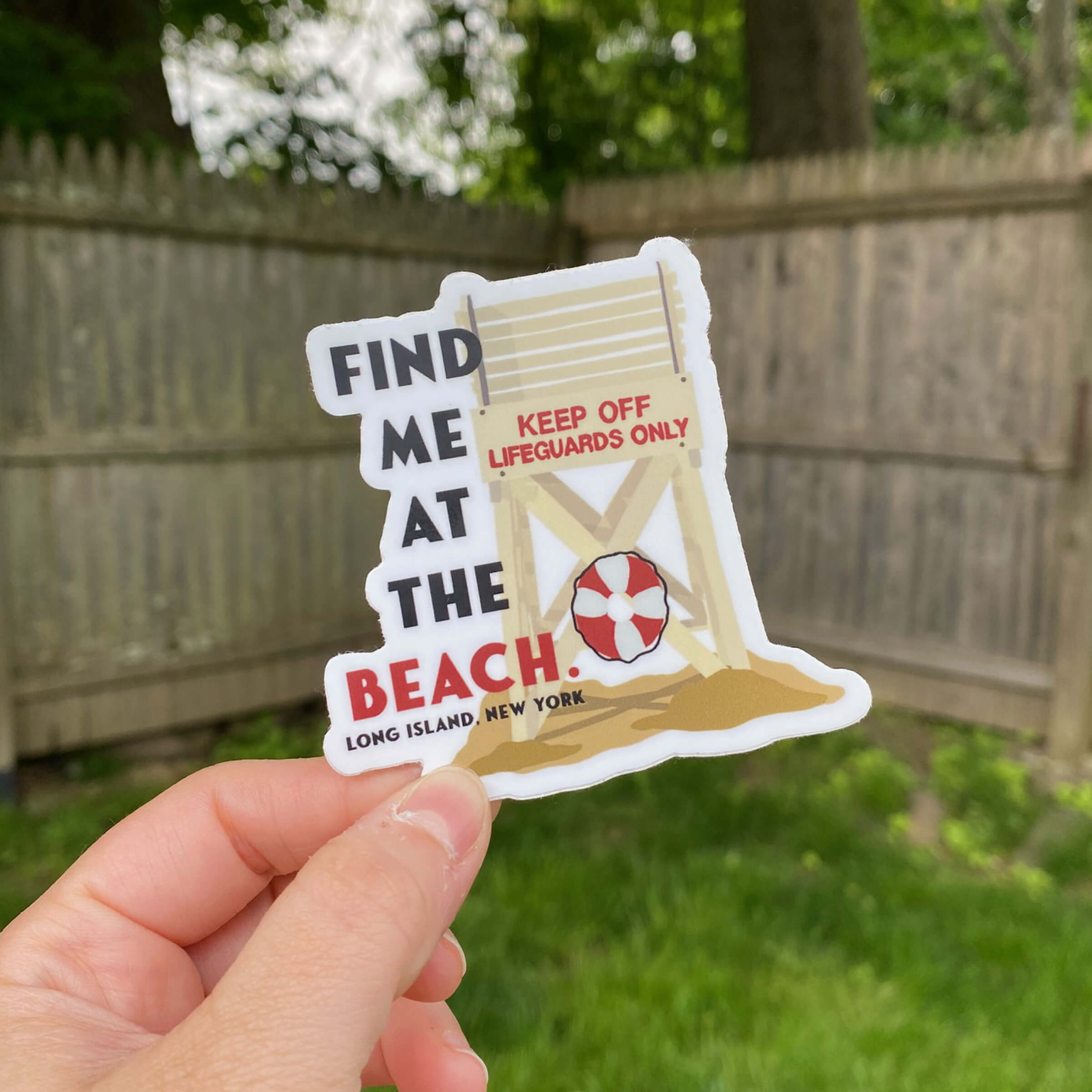 Lifeguard Sticker – Fox Burrow Designs