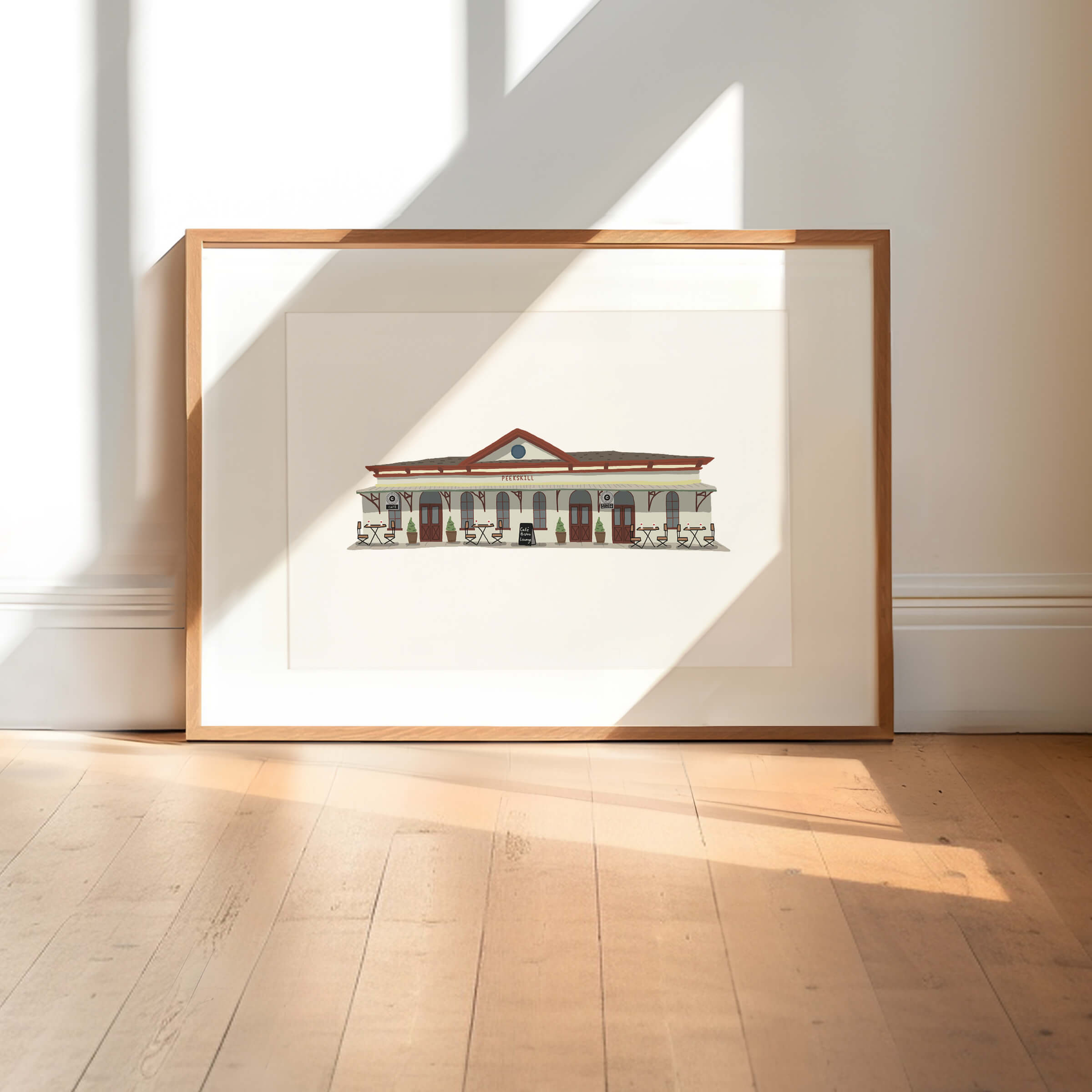 Peekskill Art Print - The Central – Fox Burrow Designs