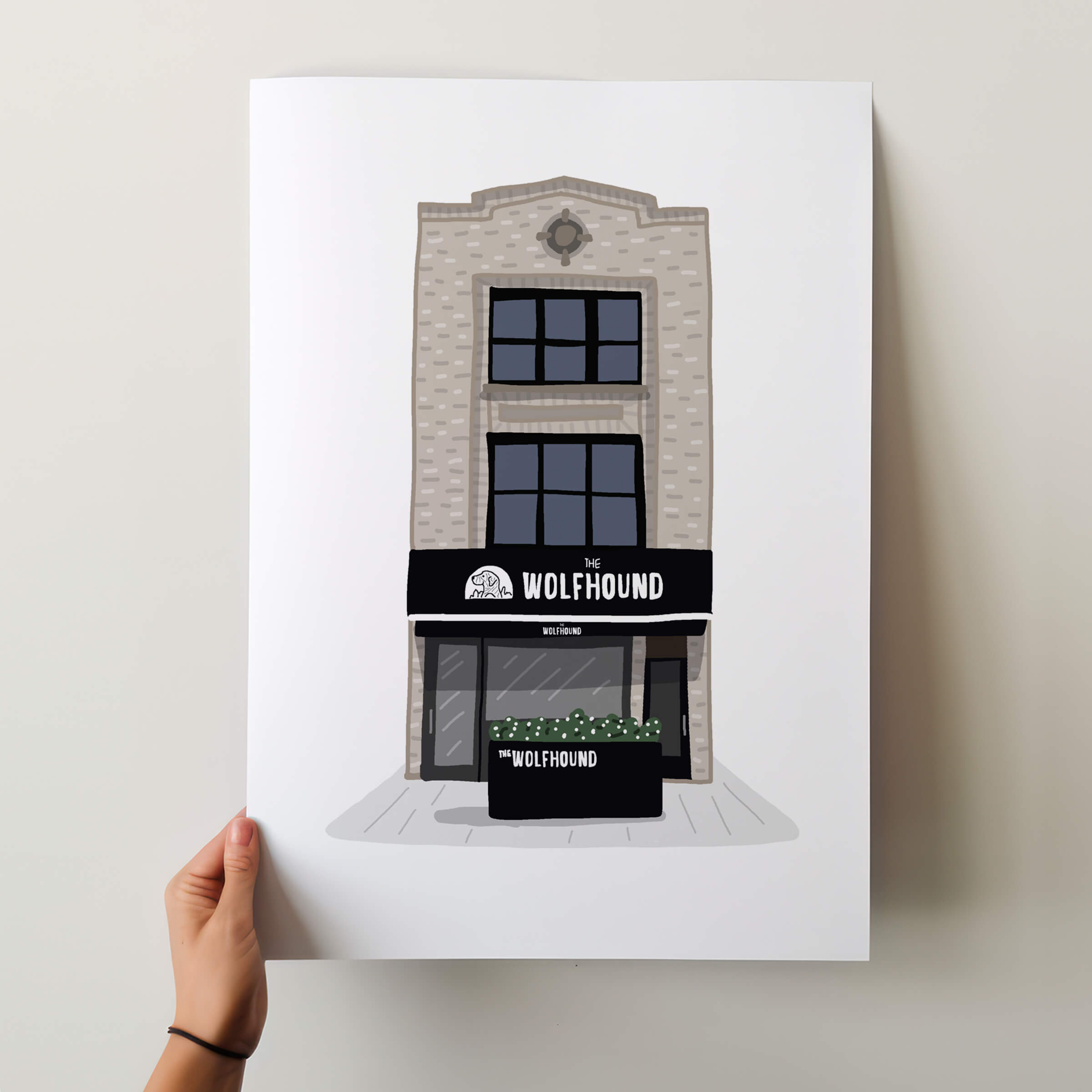 Astoria Art Print - The Wolfhound – Fox Burrow Designs