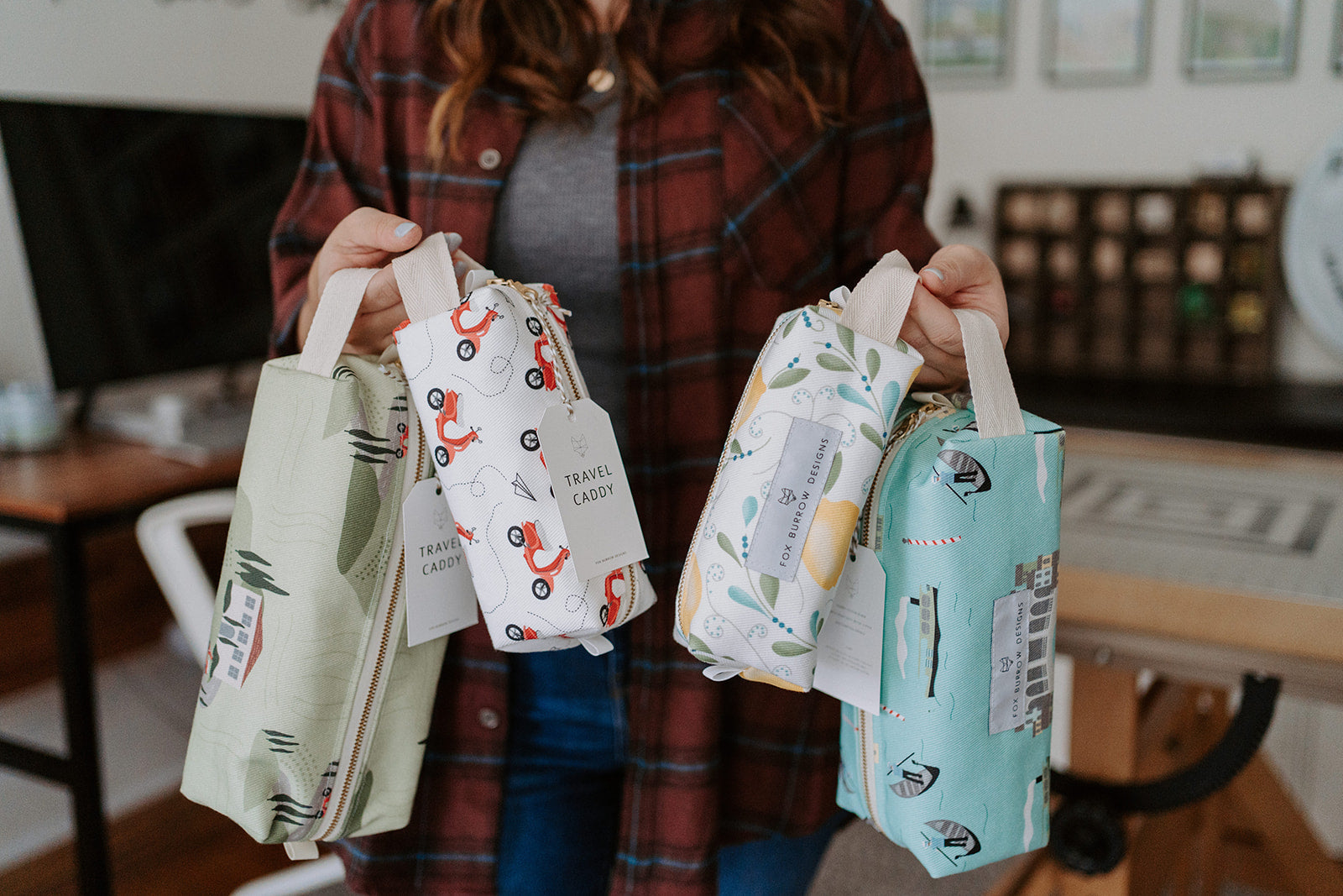 Travel Caddy – Fox Burrow Designs