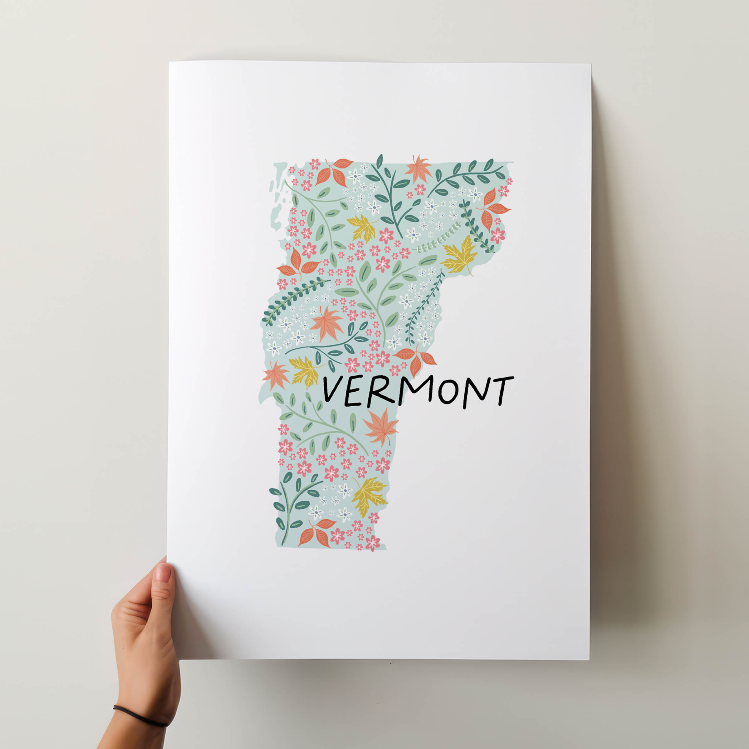 Vermont Art Print – Fox Burrow Designs