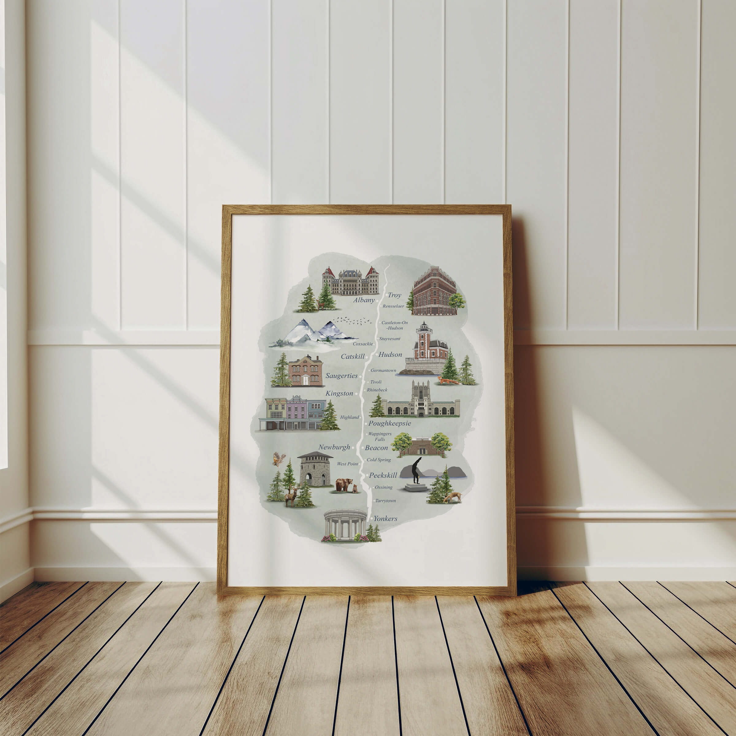 Hudson Valley Map Print – Fox Burrow Designs