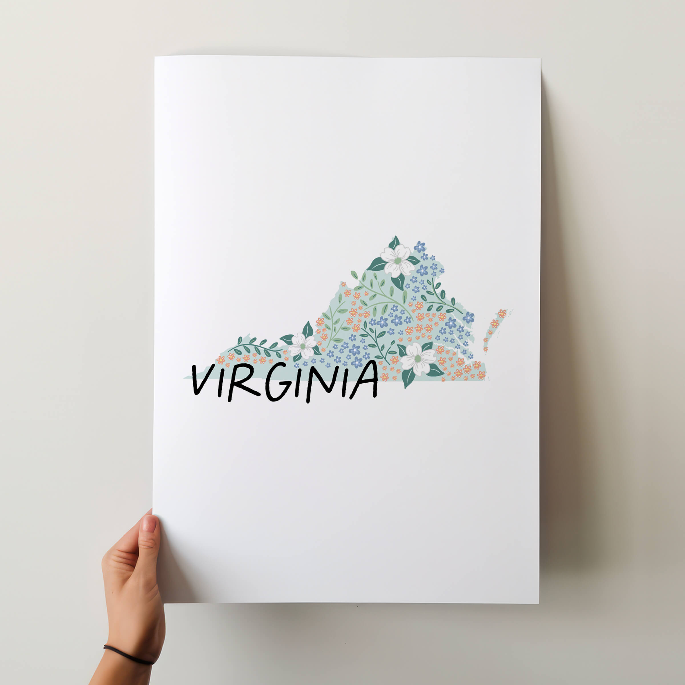 Virginia Art Print – Fox Burrow Designs